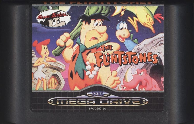 Custom Made the Flintstones for the Sega Genesis - Etsy