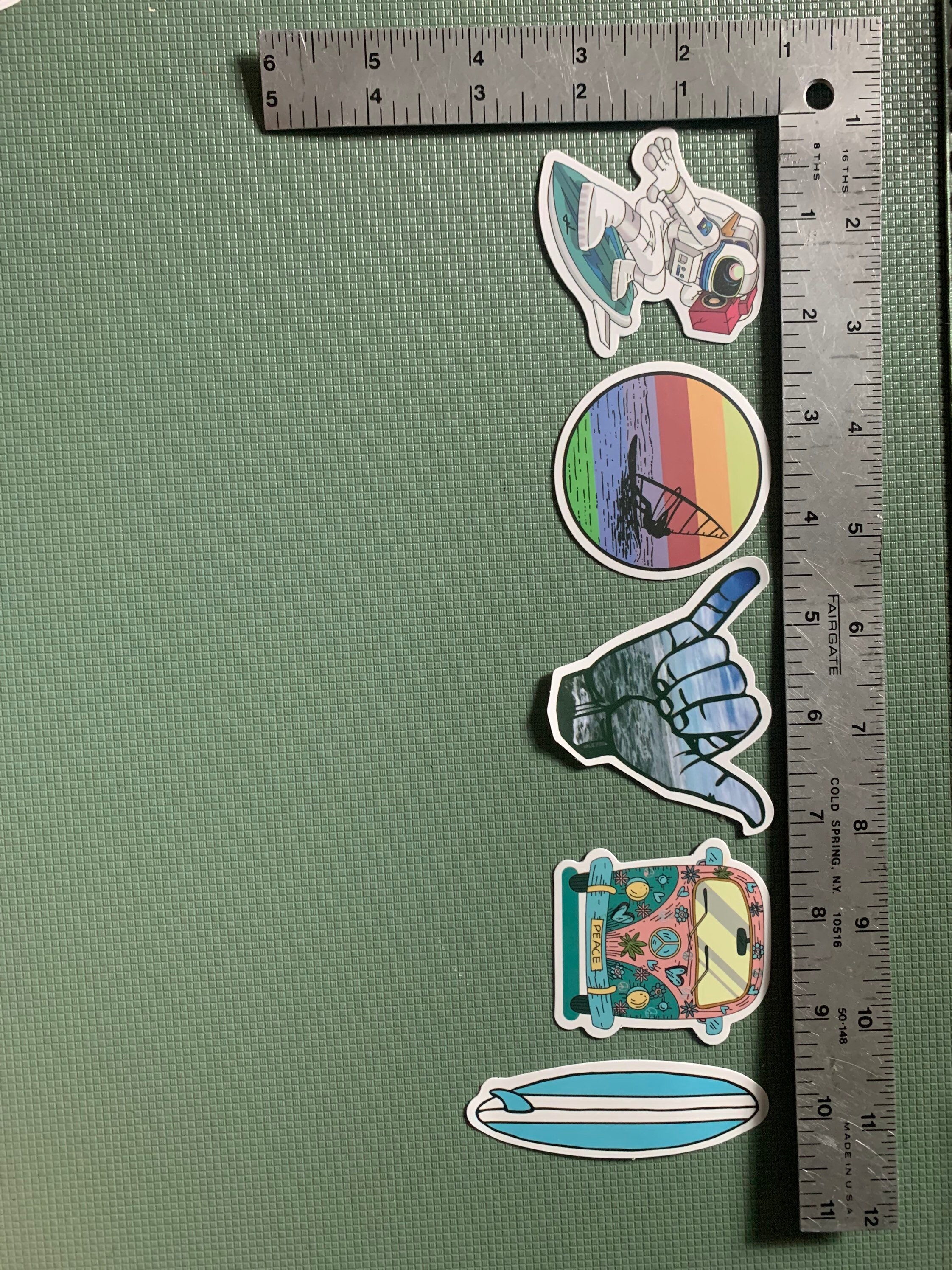 13 Pack of Surfer Stickers - Etsy
