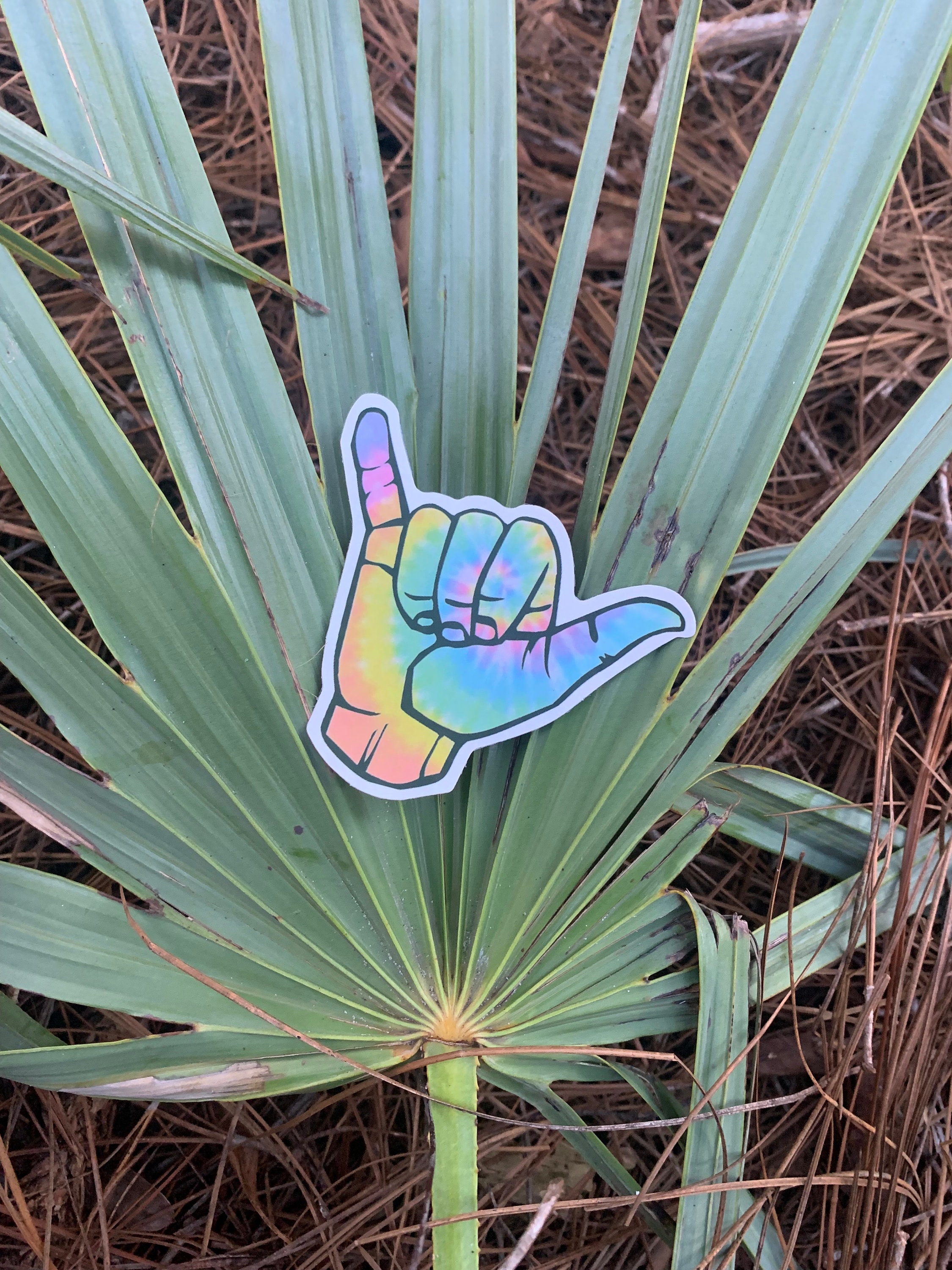 The Shaka Sign right On Sticker - Etsy UK