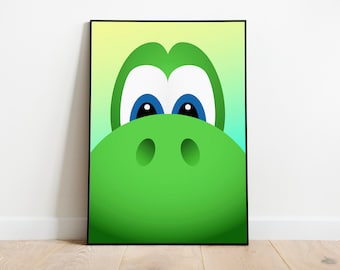 Yoshi Poster - Etsy