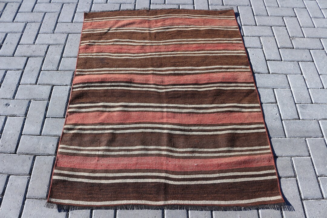 Small Kilim, Vintage Kilim, Turkish Kilim, Oushak Kilim, 40x50 Inches ...