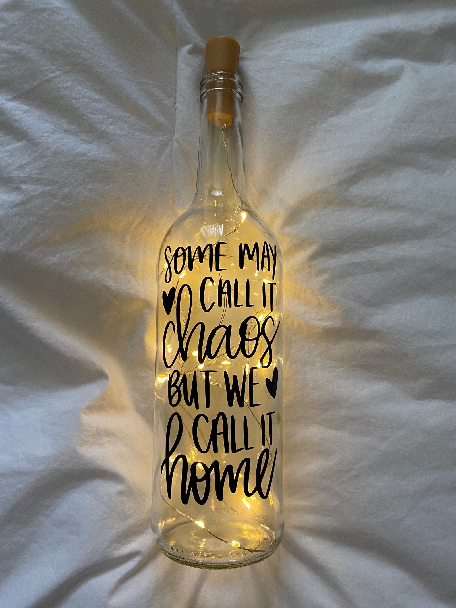 Family Light up Bottle Cute LED Light up Bottle - Etsy