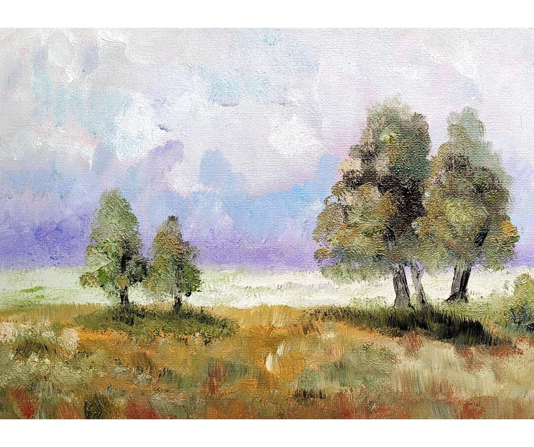 Marsh Painting Lowcountry Original Art 10 X 8 Inches Field Scene ...