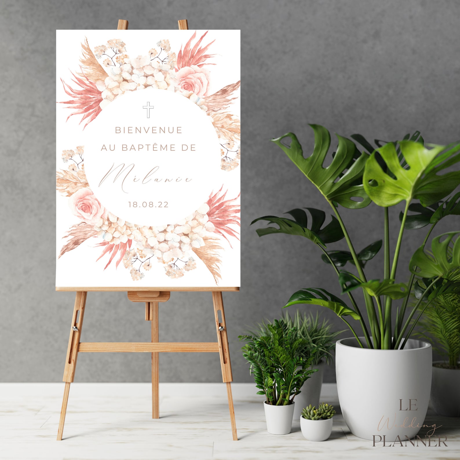 Affiche Baptême Personnalisée, Affiche Baptême Numérique à Télécharcher ...