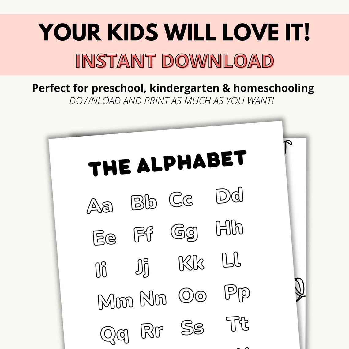 28 Printable Alphabet Country Coloring Pages: Worksheets for - Etsy