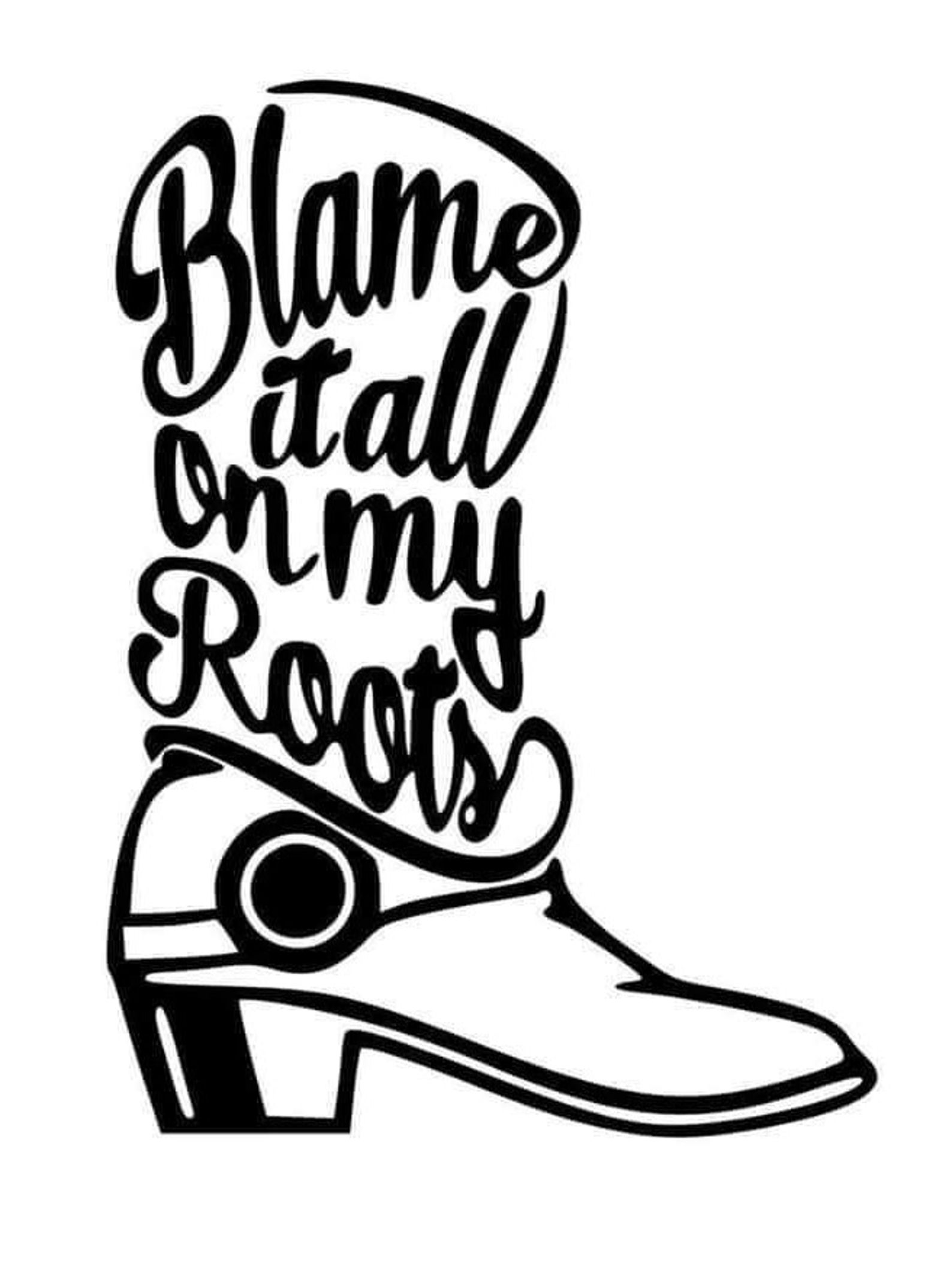 Blame It on My Roots SVG - Etsy