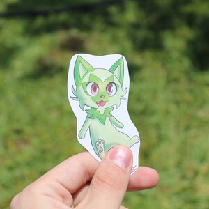 Sprigatito Sticker Glossy Vinyl Weatherproof - Etsy