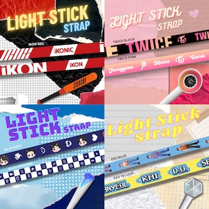 KPOP Light Stick Holder Strap/ Strap Sling Bag fanmade Merch - Etsy
