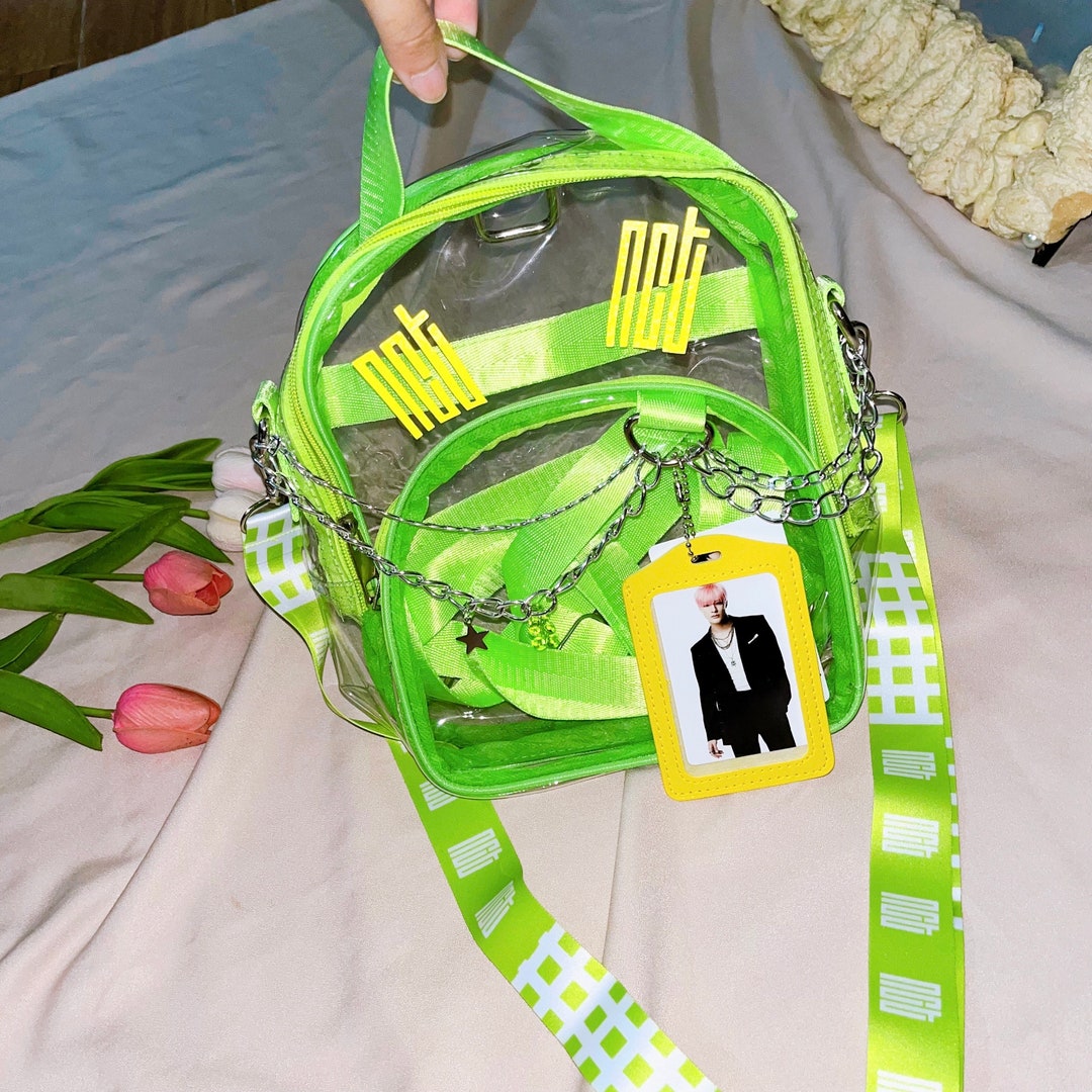 Light Green Neon Stadium Clear Bag for Concert - Etsy
