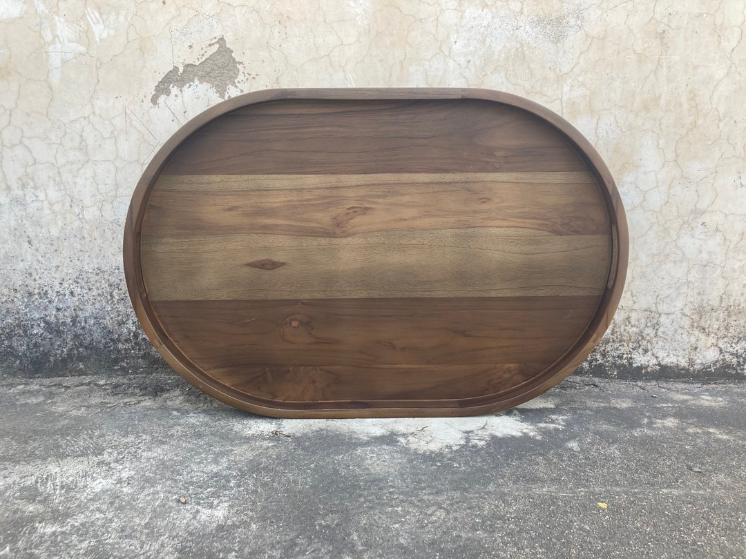 Ottoman Tray, Large, Farmhouse Tray, Wooden Tray, Breakfast Tray ...