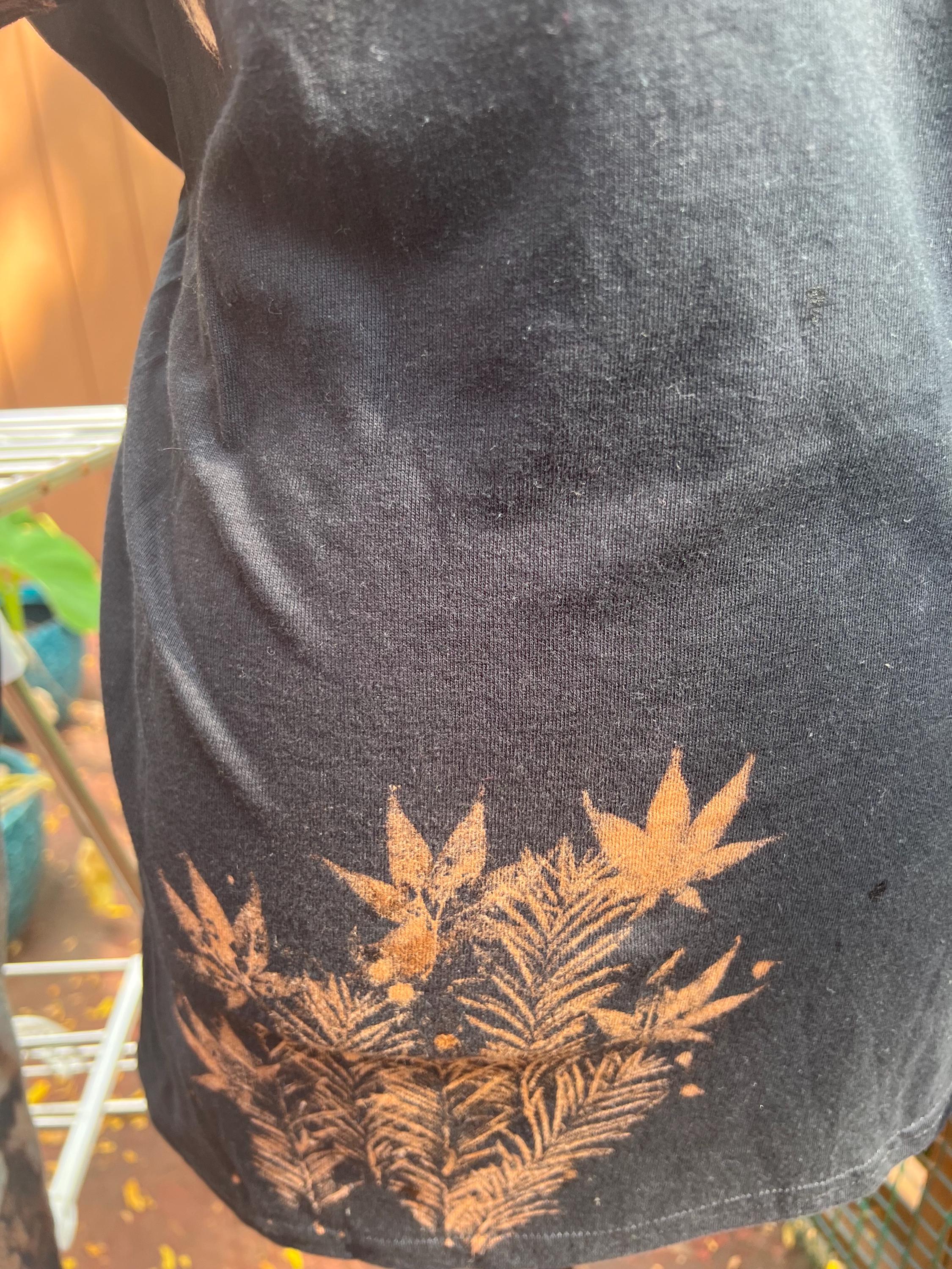 Fall Camouflage Shirt| Made to Order Leaf Camo Shirt| Nature Art Hand ...