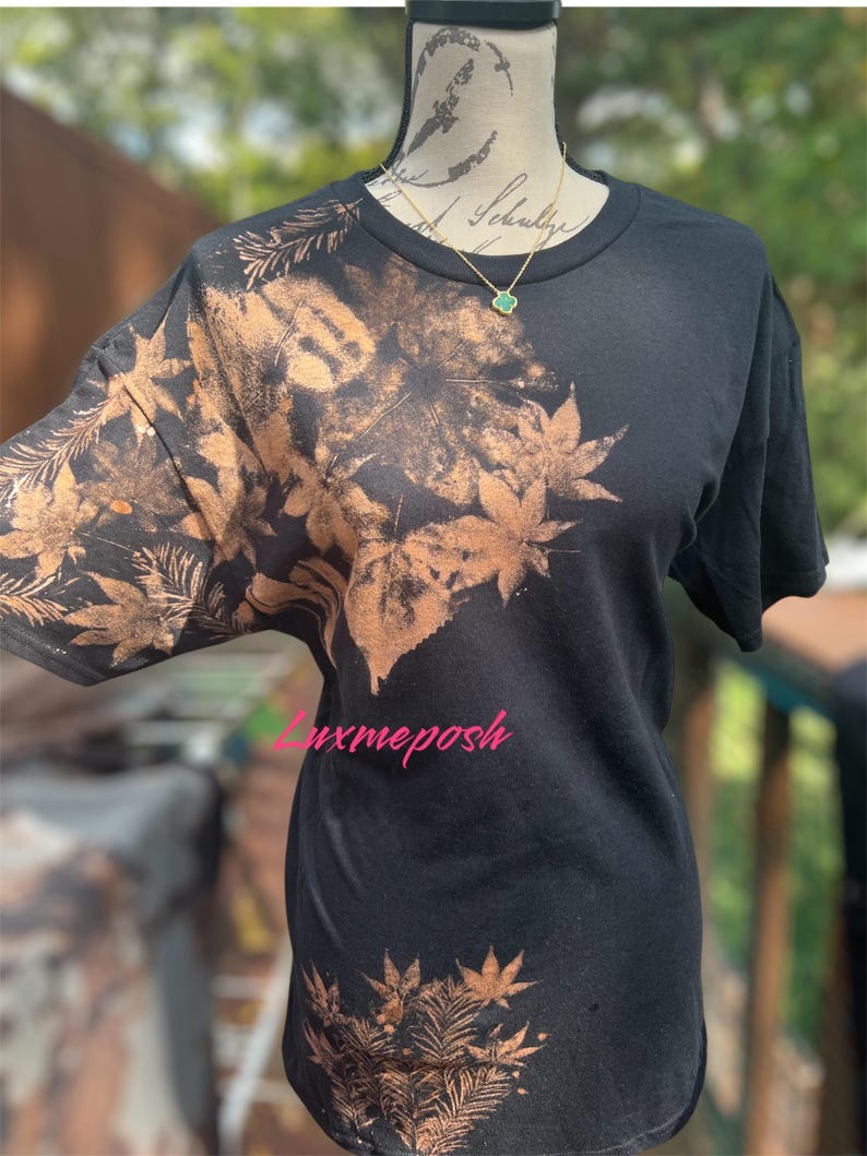 Fall Camouflage Shirt| Made to Order Leaf Camo Shirt| Nature Art Hand ...