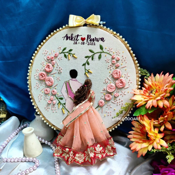 Wedding Embroidery Hoop - Etsy