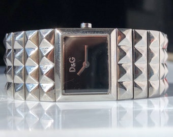 Dolce Gabbana Time D&G Logo Silver Ladies Bracelet Watch - Etsy