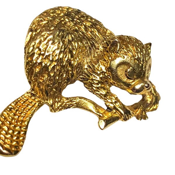 Beaver Brooch - Etsy