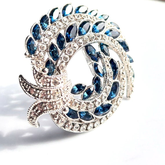 VINTAGE AVON 120th anniversary crystal Blue and Clear… - Gem