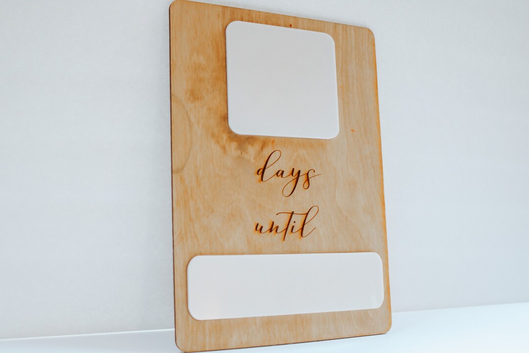 Customizable Countdown Sign Wooden Countdown Sign Days Until - Etsy