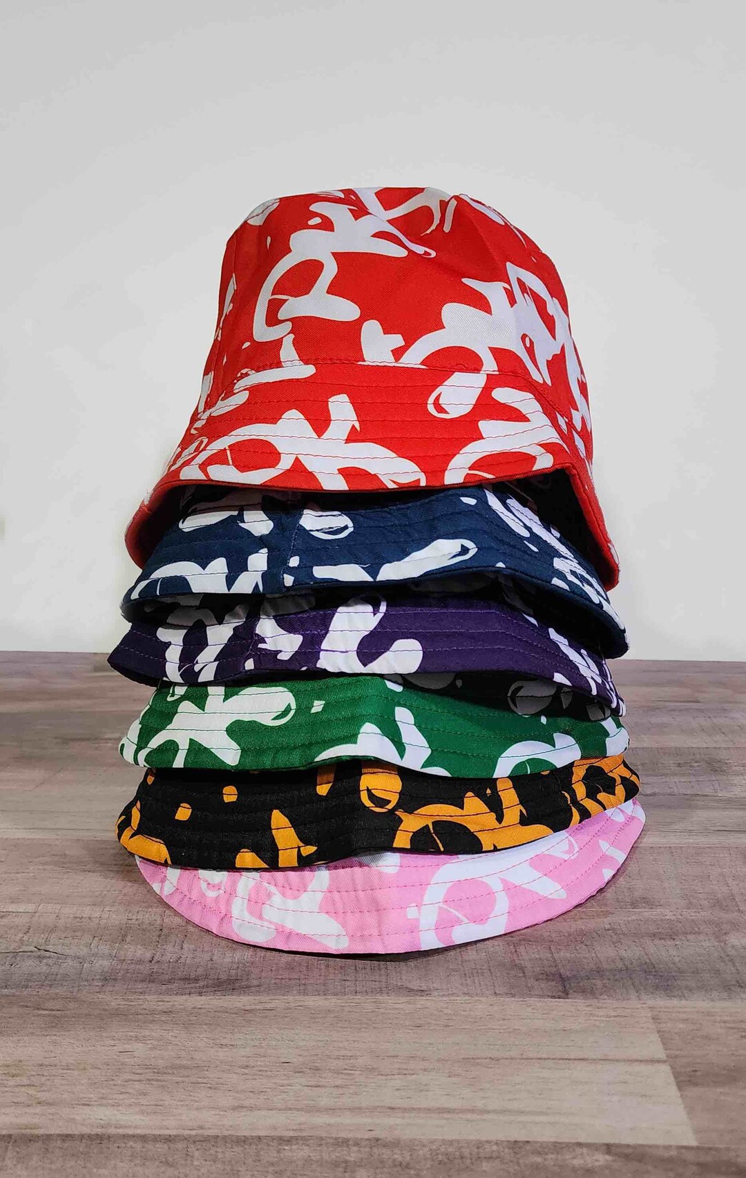 Unisex PK Splash Bucket Hats - Etsy