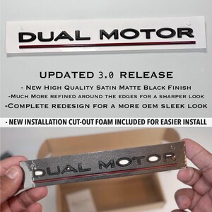 3PCS Matte Black Tesla Logo ABS Plastic Stick on Cap for Tesla Model Y ...