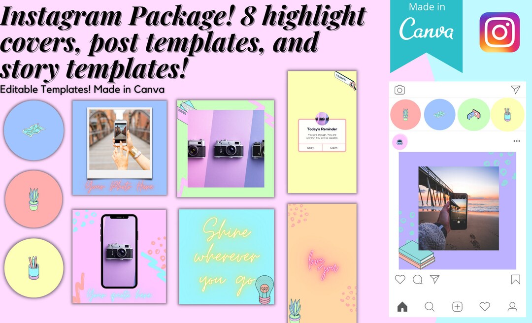 Trendy Instagram Package! - Etsy