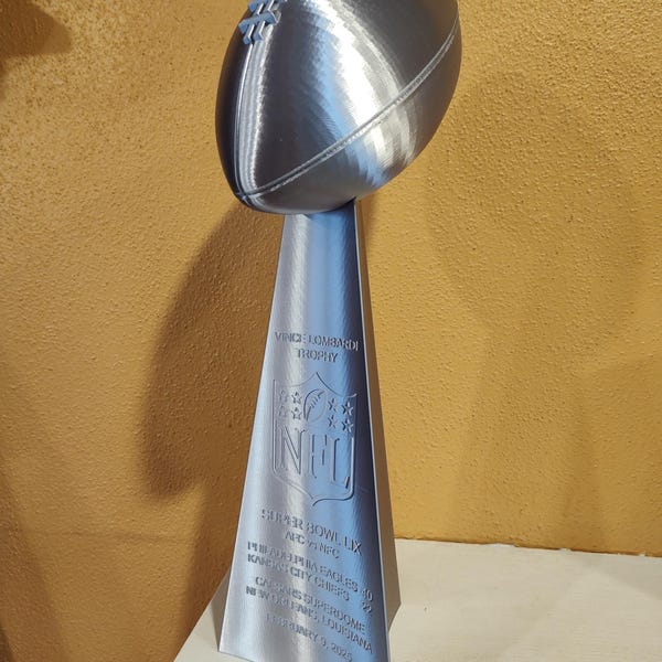 Super Bowl Trophy Replica - Etsy