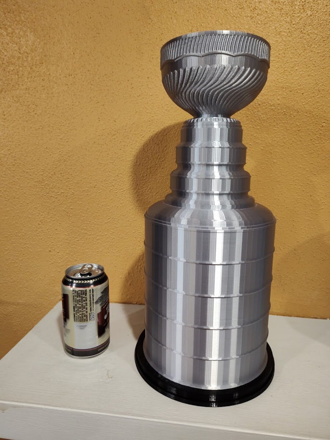 Stanley Cup Trophy Replica Shiny Silver 3D Printed Hockey Championship ...