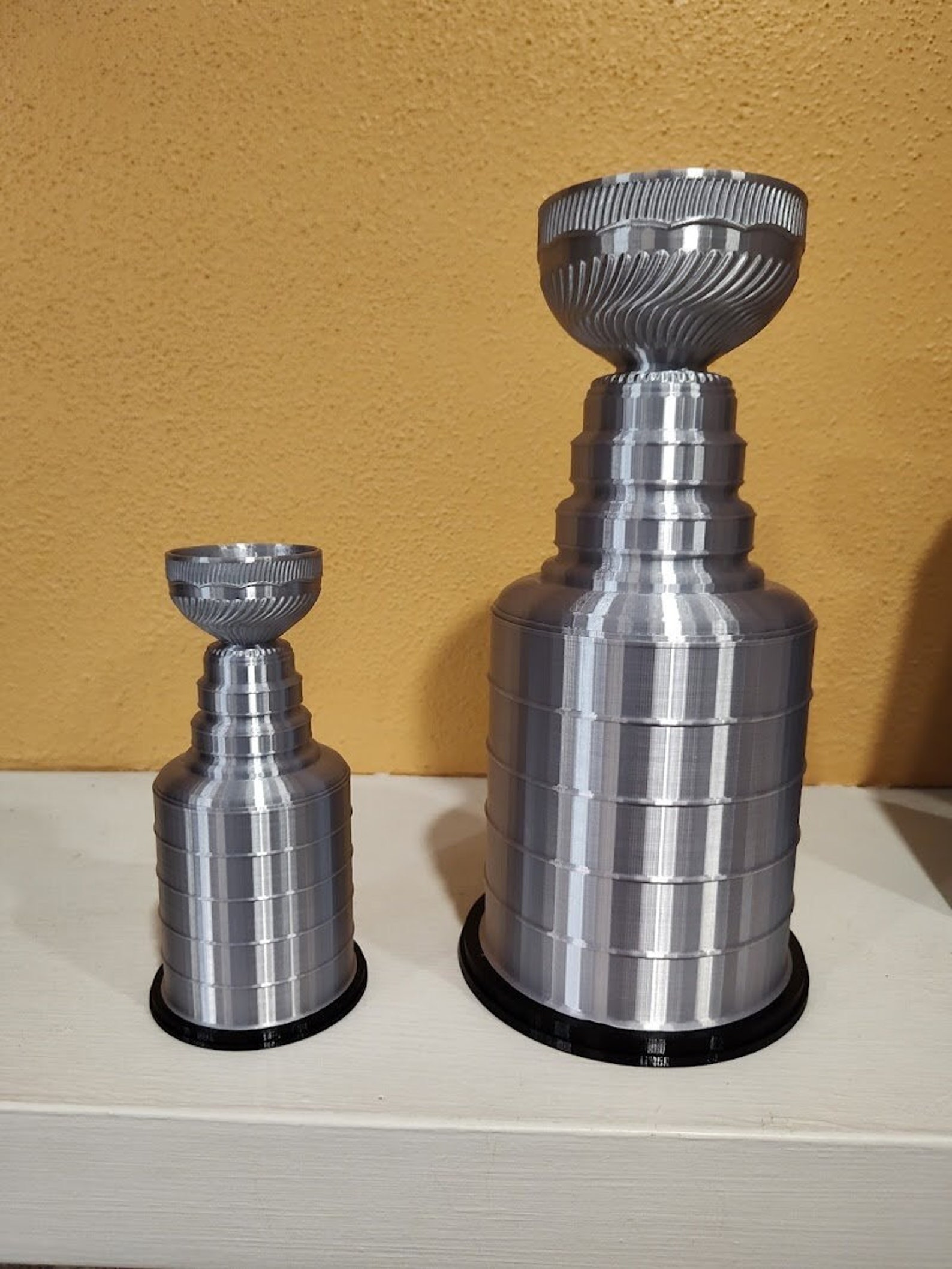 Stanley Cup Trophy Replica Shiny Silver -3D Printed Hockey Championship ...
