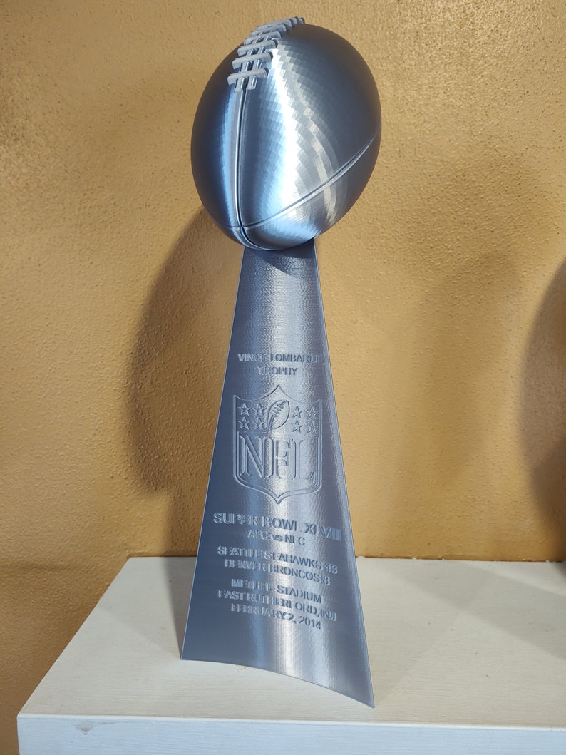 Life-sized 22 Vince Lombardi Trophy Replica Choose I1 Through LVIII58 ...