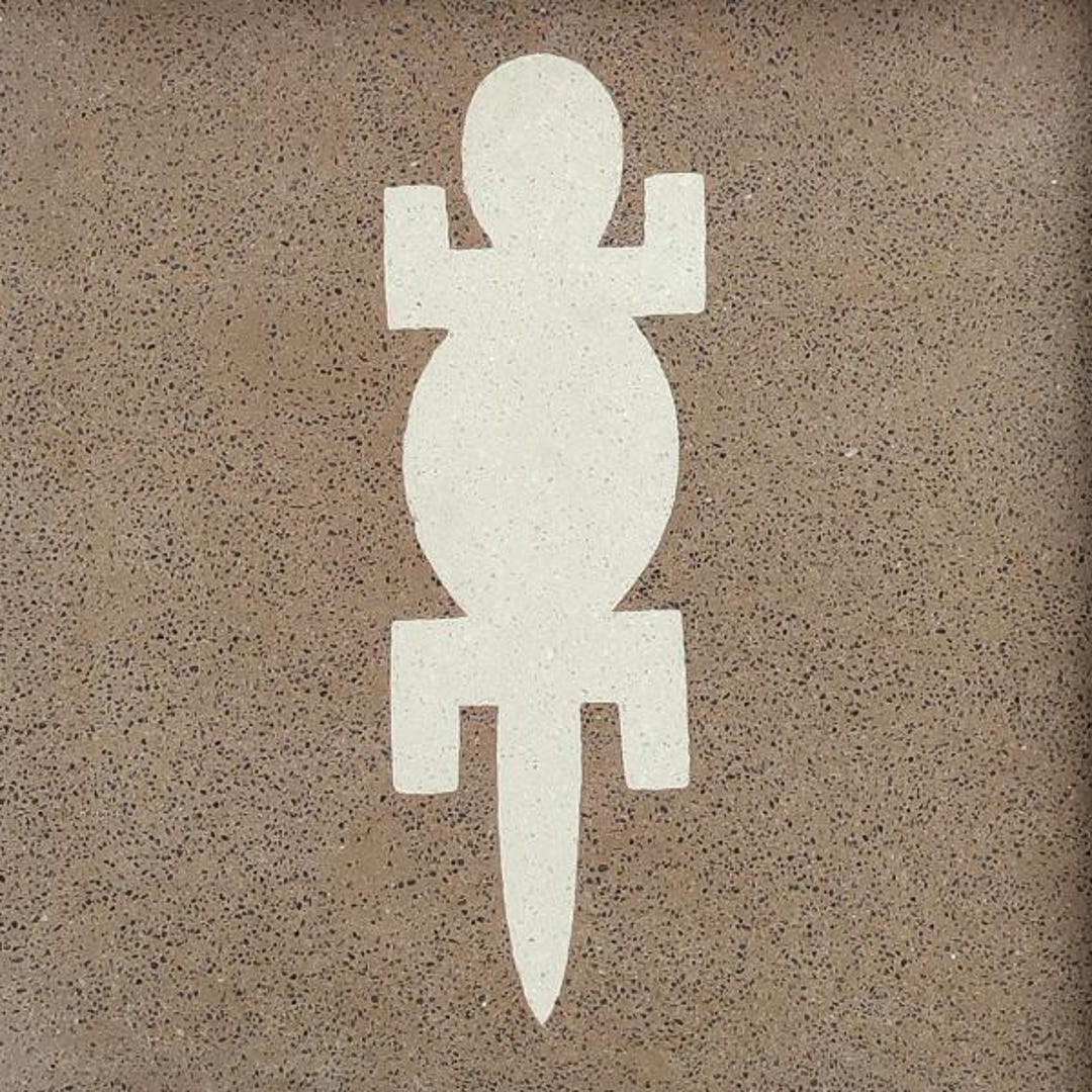 Lizzard Symbol Handmade Tile Wall Decor - Etsy