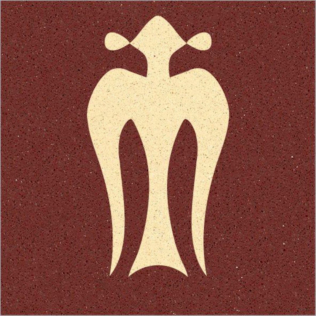 Seljuk Double-headed Eagle Symbol Cement Tile Wall Decor - Etsy