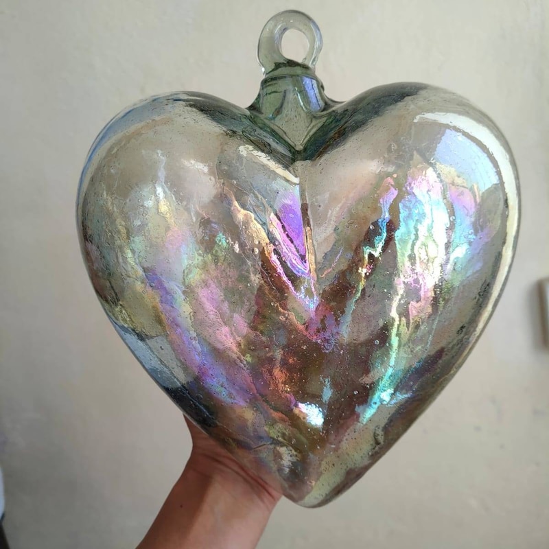 Glass Heart - Etsy