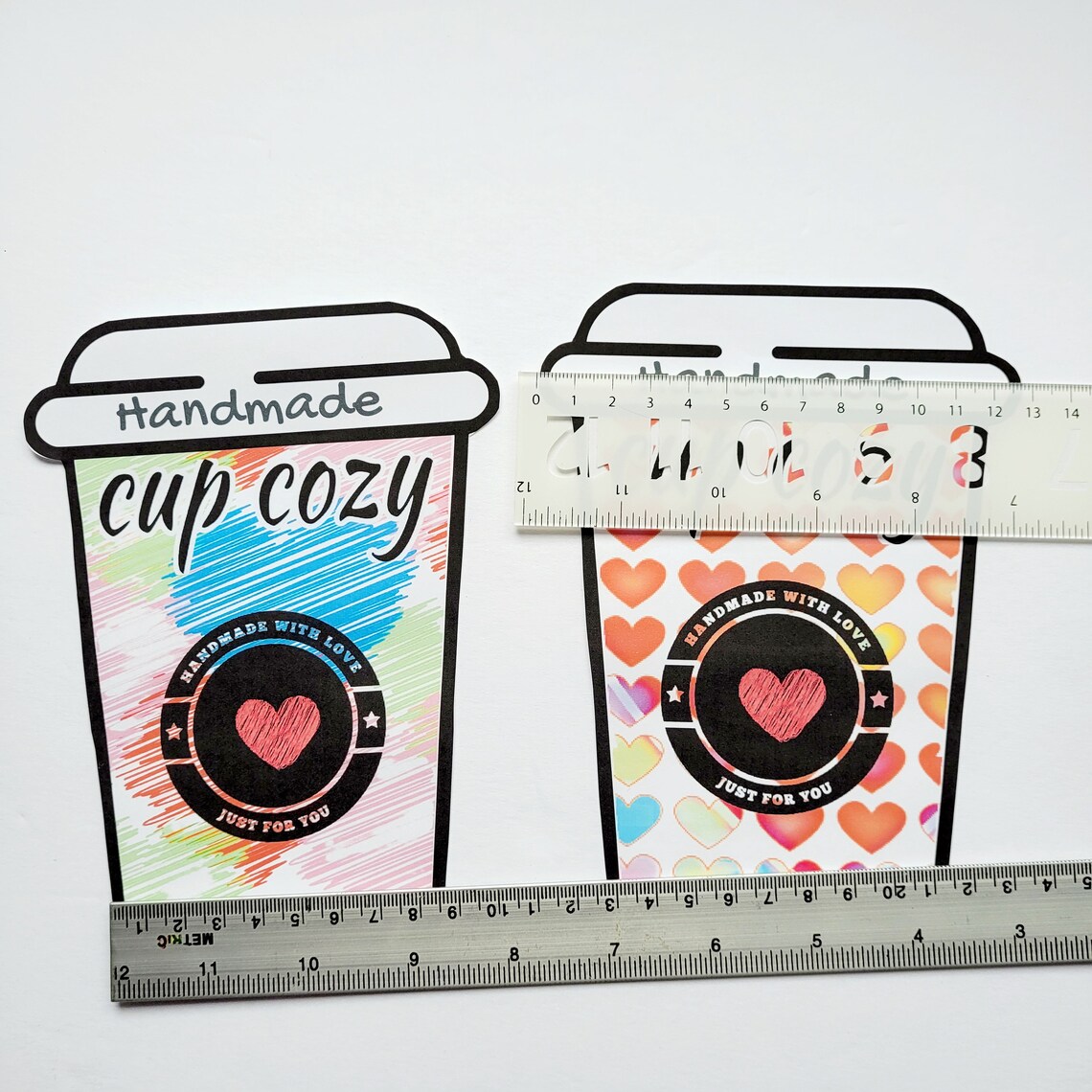 Printable Cup Cozy Template PDF Download Cup Sleeve Template - Etsy