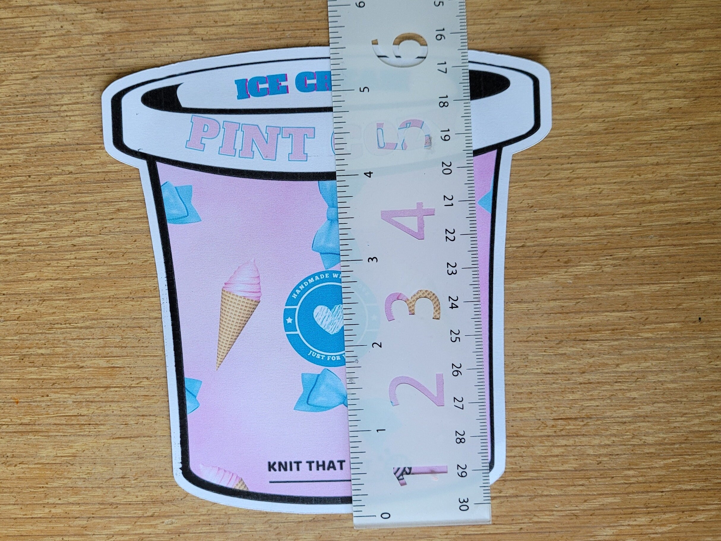 Ice Cream Pint Cozy Template: Printable Packaging Cards (PDF/PNG) - Etsy