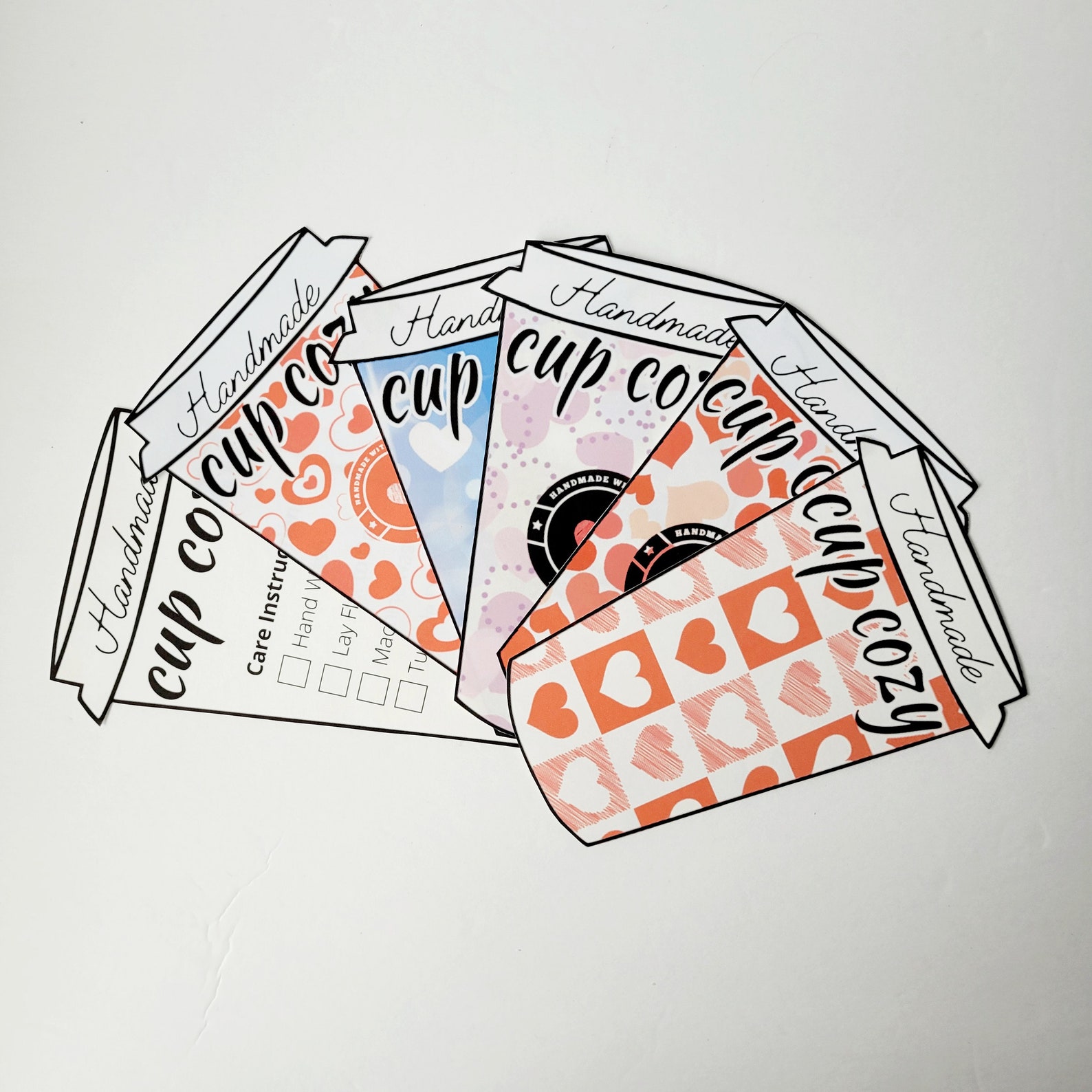 Printable Cup Cozy Template PDF Download Cup Sleeve Template - Etsy