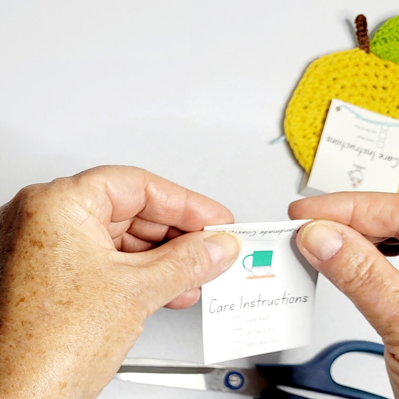 PDF Printable Coaster Tag Templates Coaster Labels Handmade - Etsy