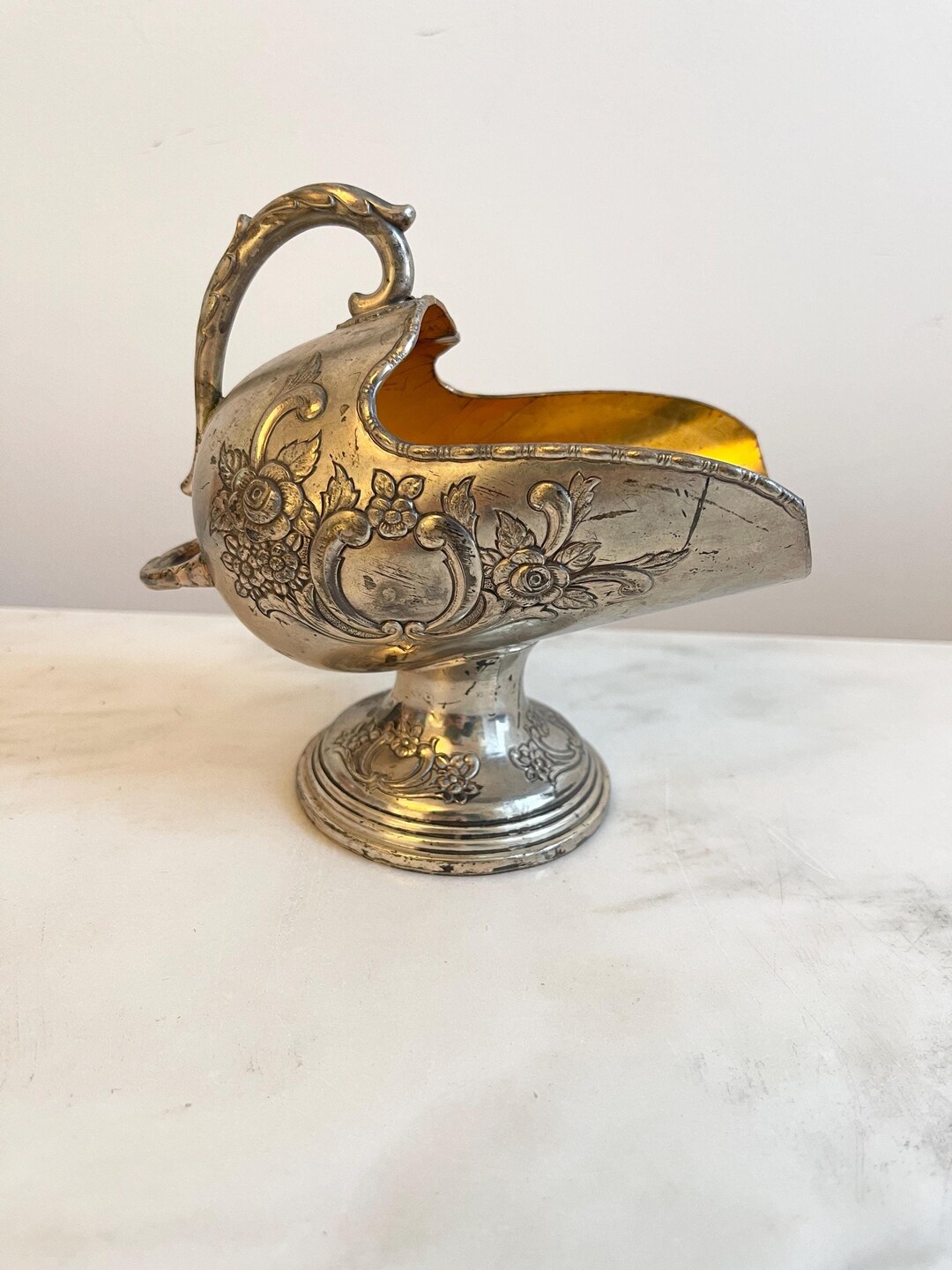 Vintage Raimond Silverplate Sugar Scuttle: Floral Dinner Party Decor - Etsy