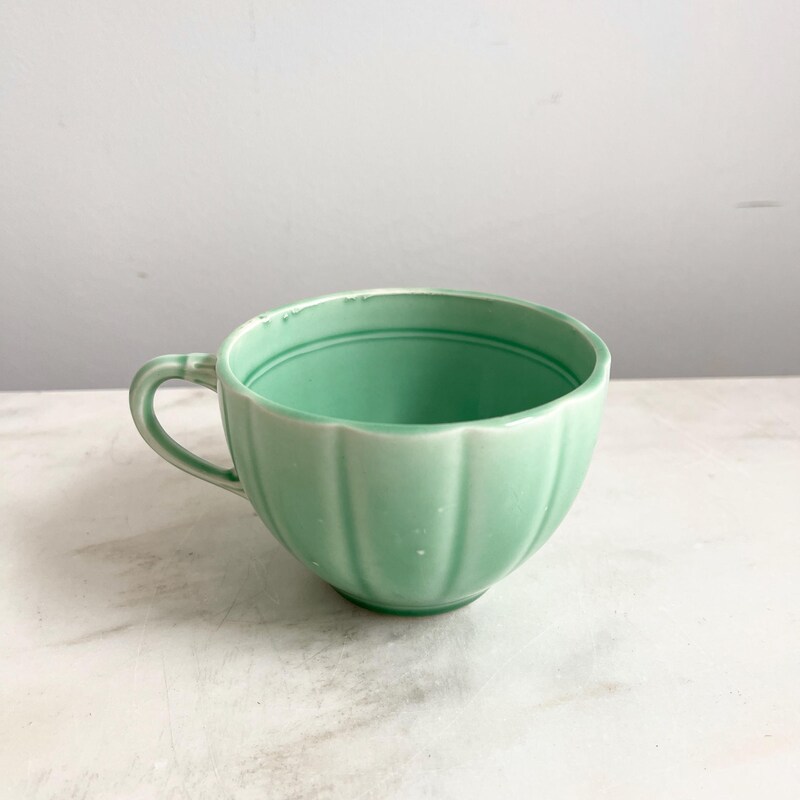 Green Teacup - Etsy