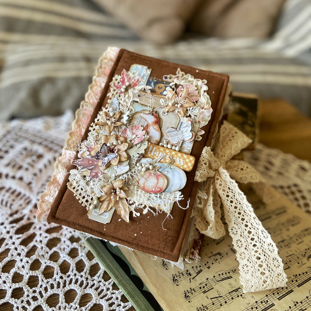 Junk Journal. Vintage Junk Book. Vintage Book. Memory Book. Art Book ...