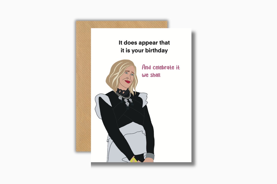 Funny Birthday Card, Moira Rose Card, Schitt's Creek Birthday Card ...