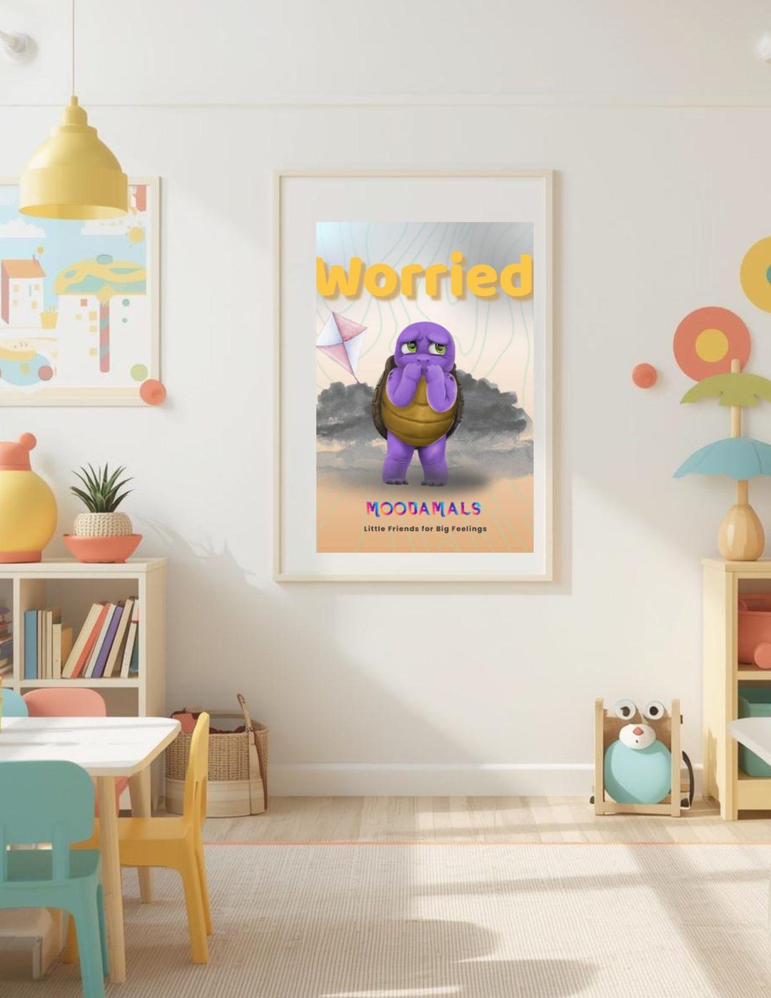 Worried Feelings Poster for Kids | SEL Classroom Wall Art | Emotional ...