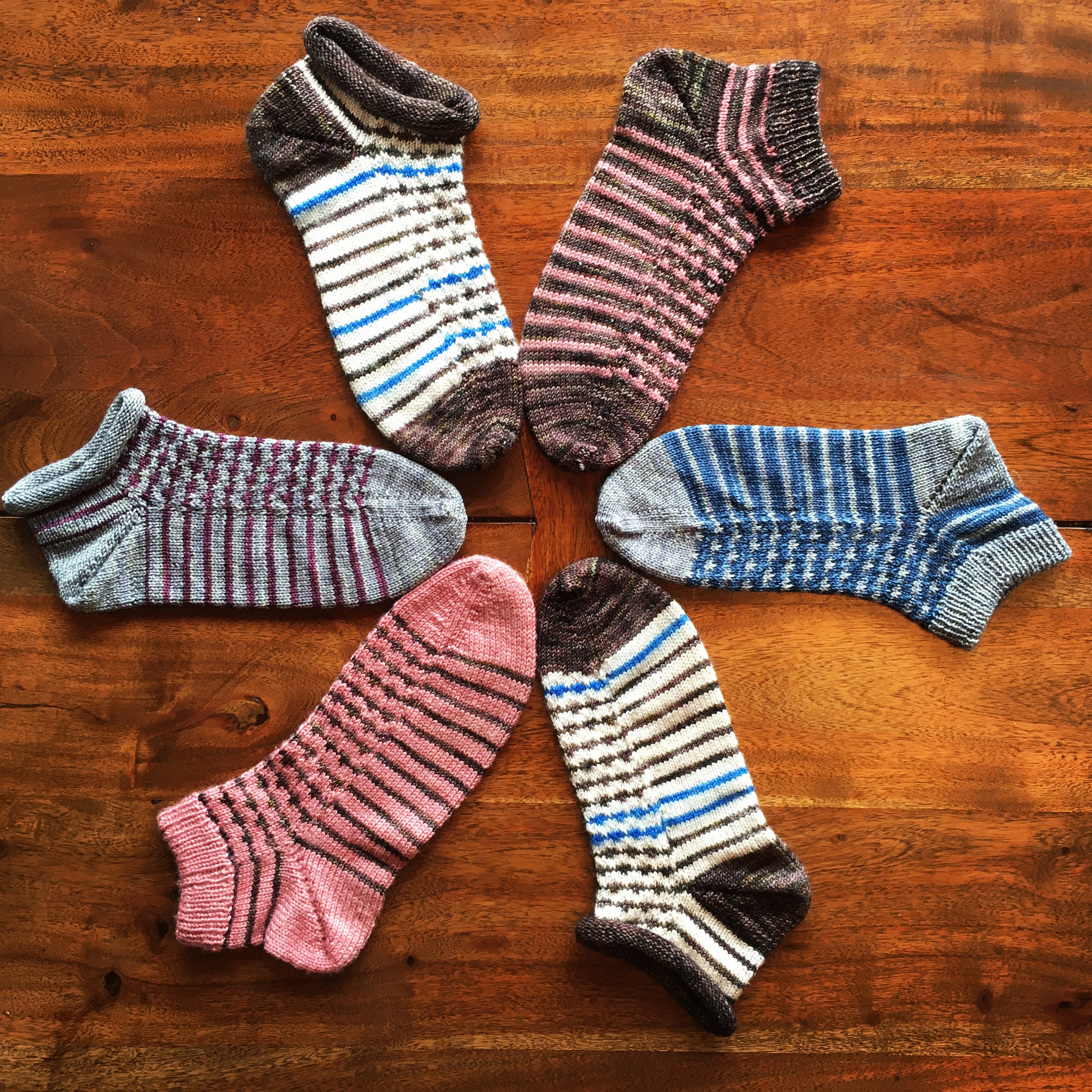 Gordon, the Giving Socks Knitting Pattern, Socks, Shorty, Stripes - Etsy