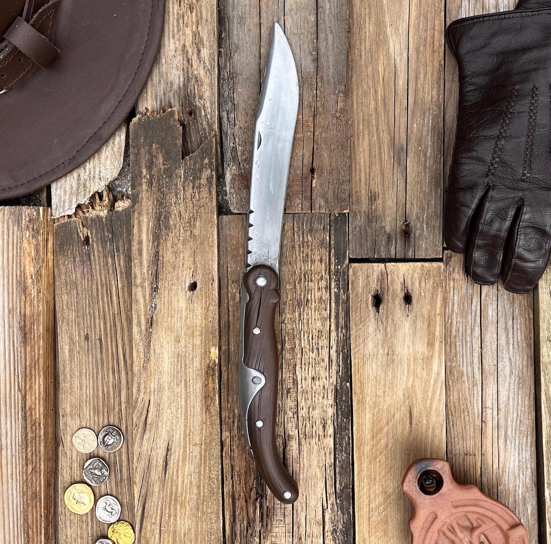 LARP Dagger "serramanico", Safe PU Foam Knife for Larp and Cosplay. - Etsy