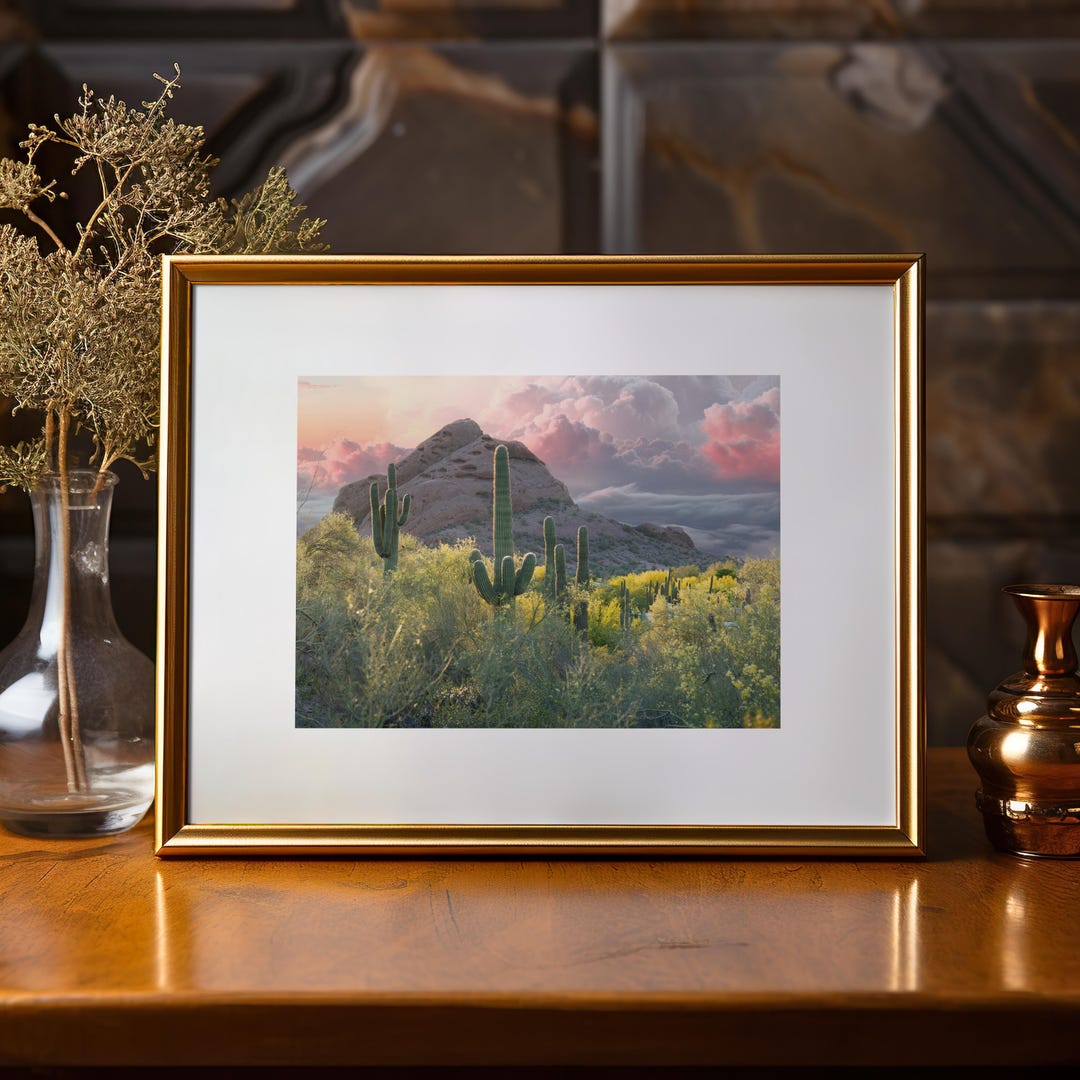 Papago Park Phoenix Arizona / Arizona Wall Art / Desert Prints ...