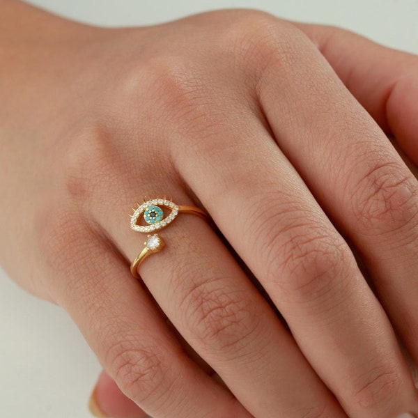 Evil eye ring - Etsy.de
