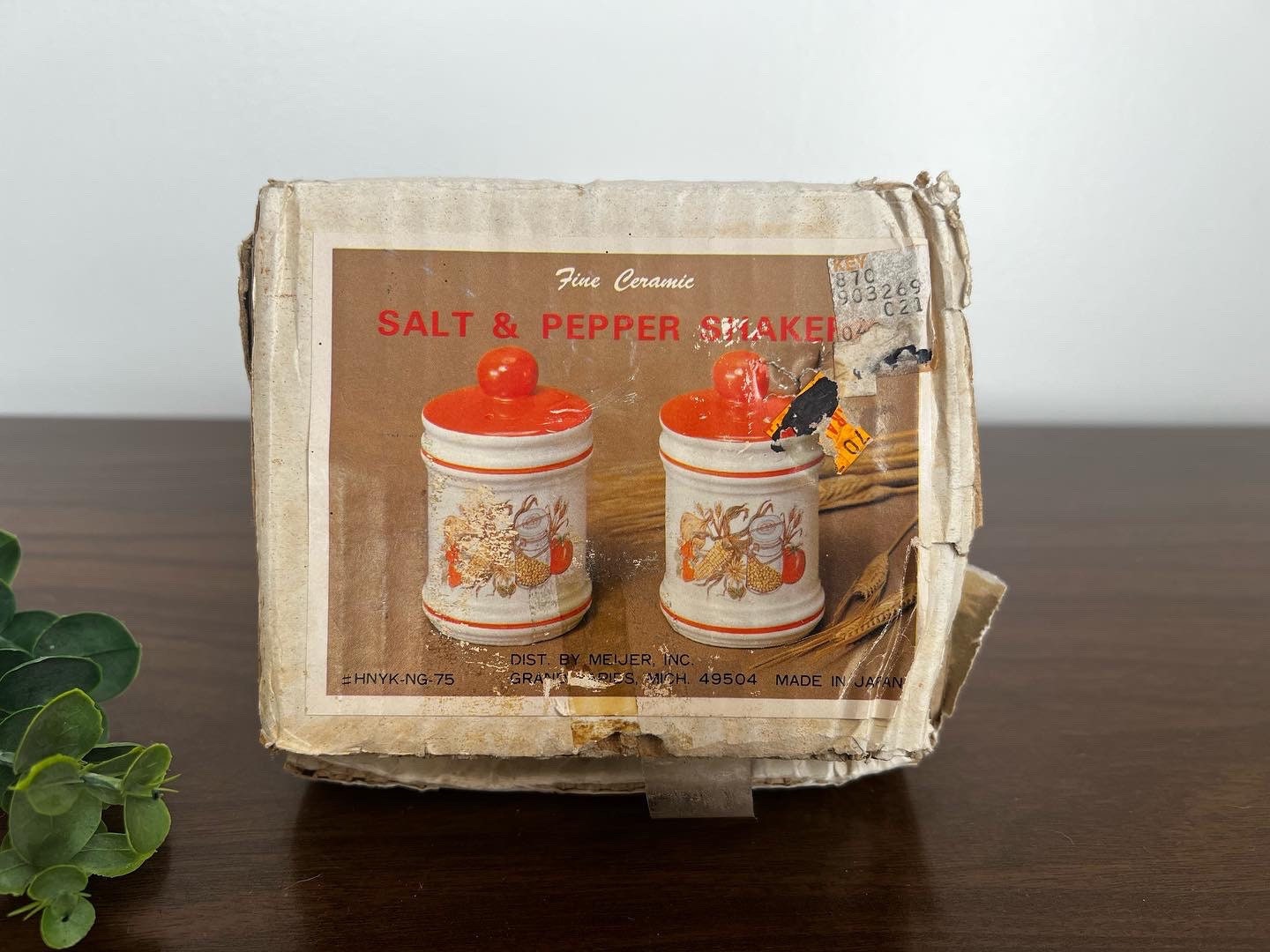 Vintage Salt and Pepper Shaker Set, Harvest Vegetable Salt and Pepper ...