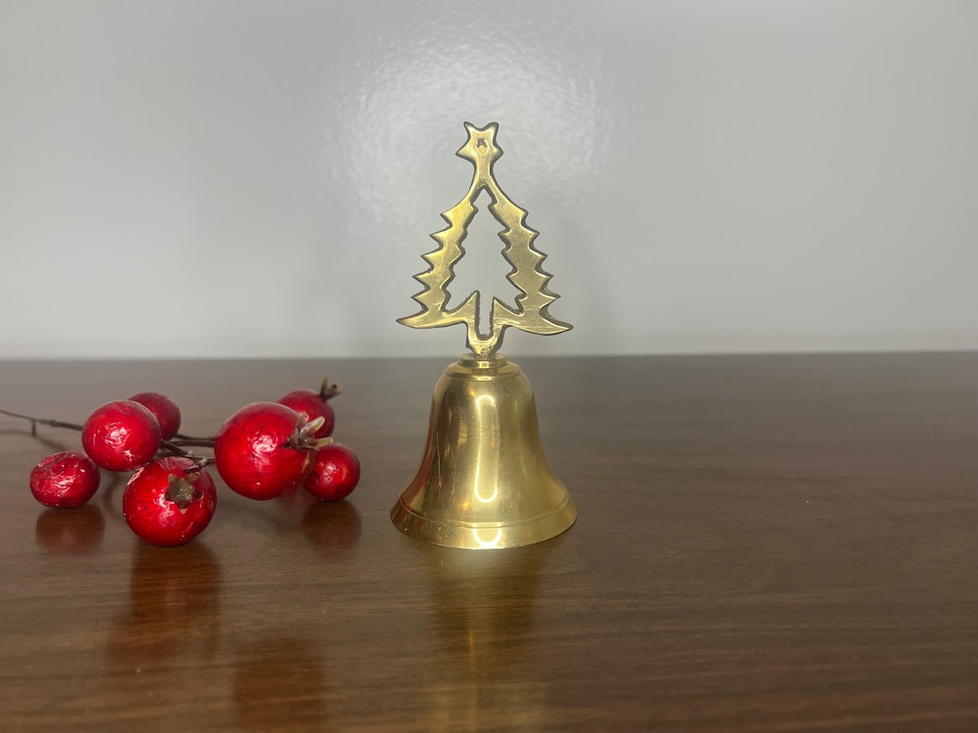 Vintage Brass Christmas Bells Christmas Tree Brass Bell - Etsy