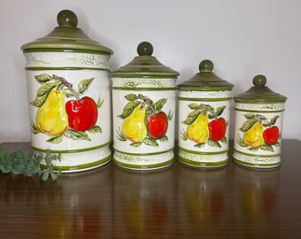 Fruit Kitchen Canisters - Etsy