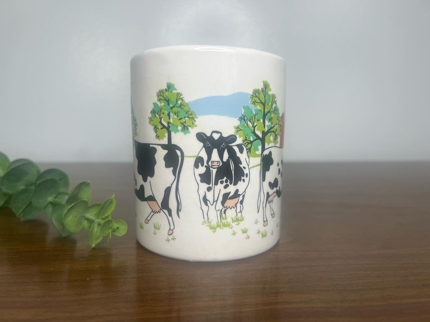 Vintage Cow Mug, Farm Mug, Farm Decor, Country Mug, E. Rosen 96 Cow Mug ...