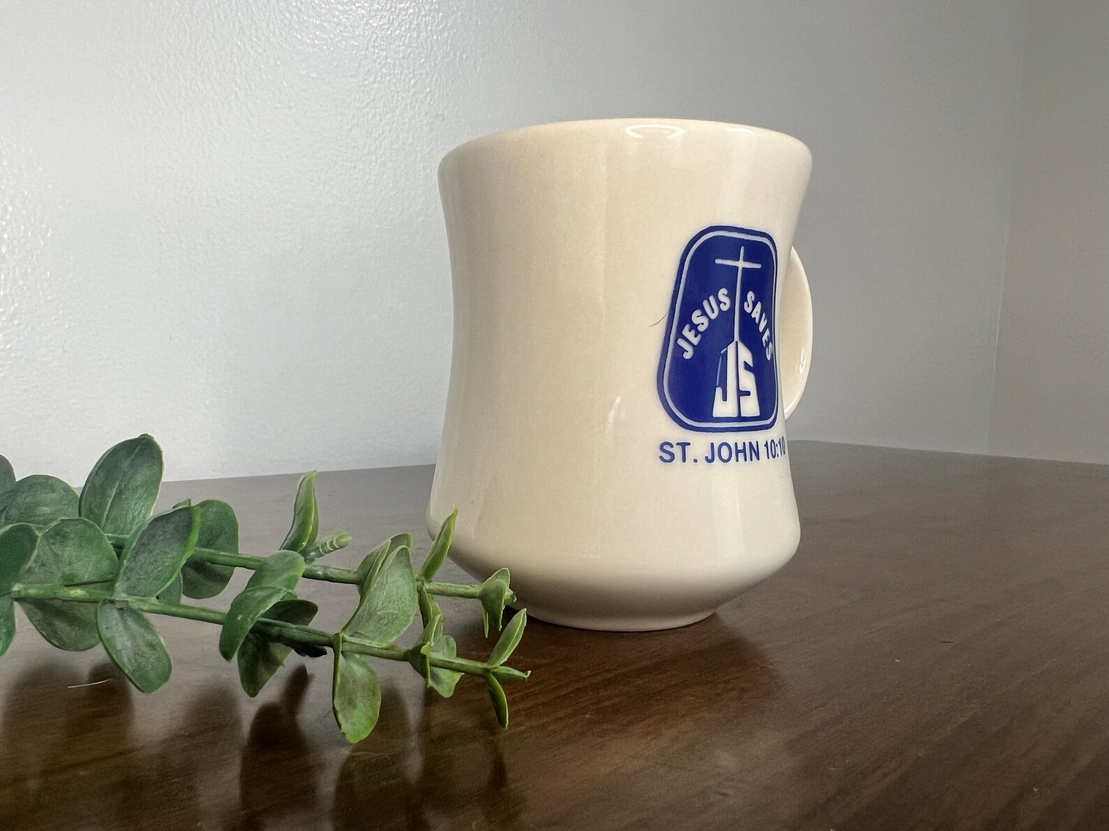 Vintage Jesus Mug, Retro Jesus Mug, Jesus Saves Mug, Religious Mug, St ...