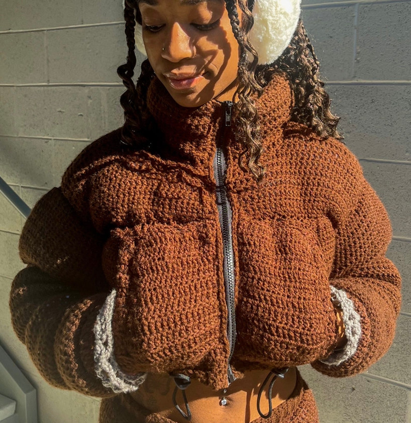 Crochet Puffer Jacket Pattern digital Download Winter - Etsy